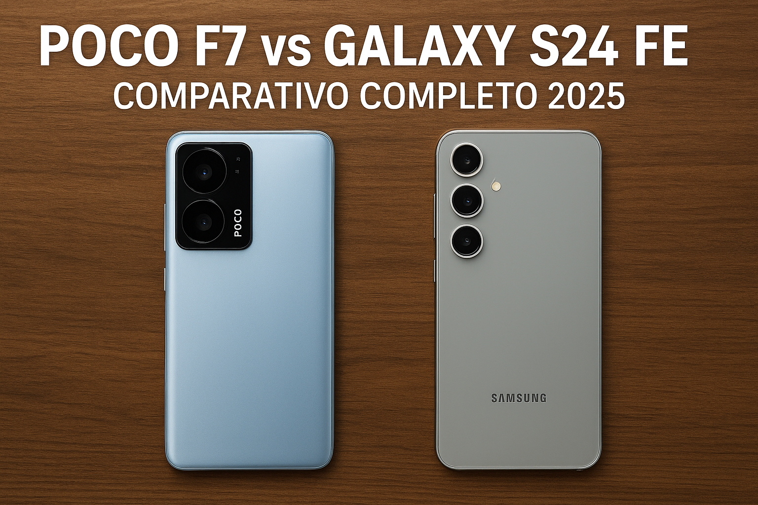 Poco F7 vs Galaxy S24 FE: Comparativo Completo 2025 – Qual Vale Mais a ...